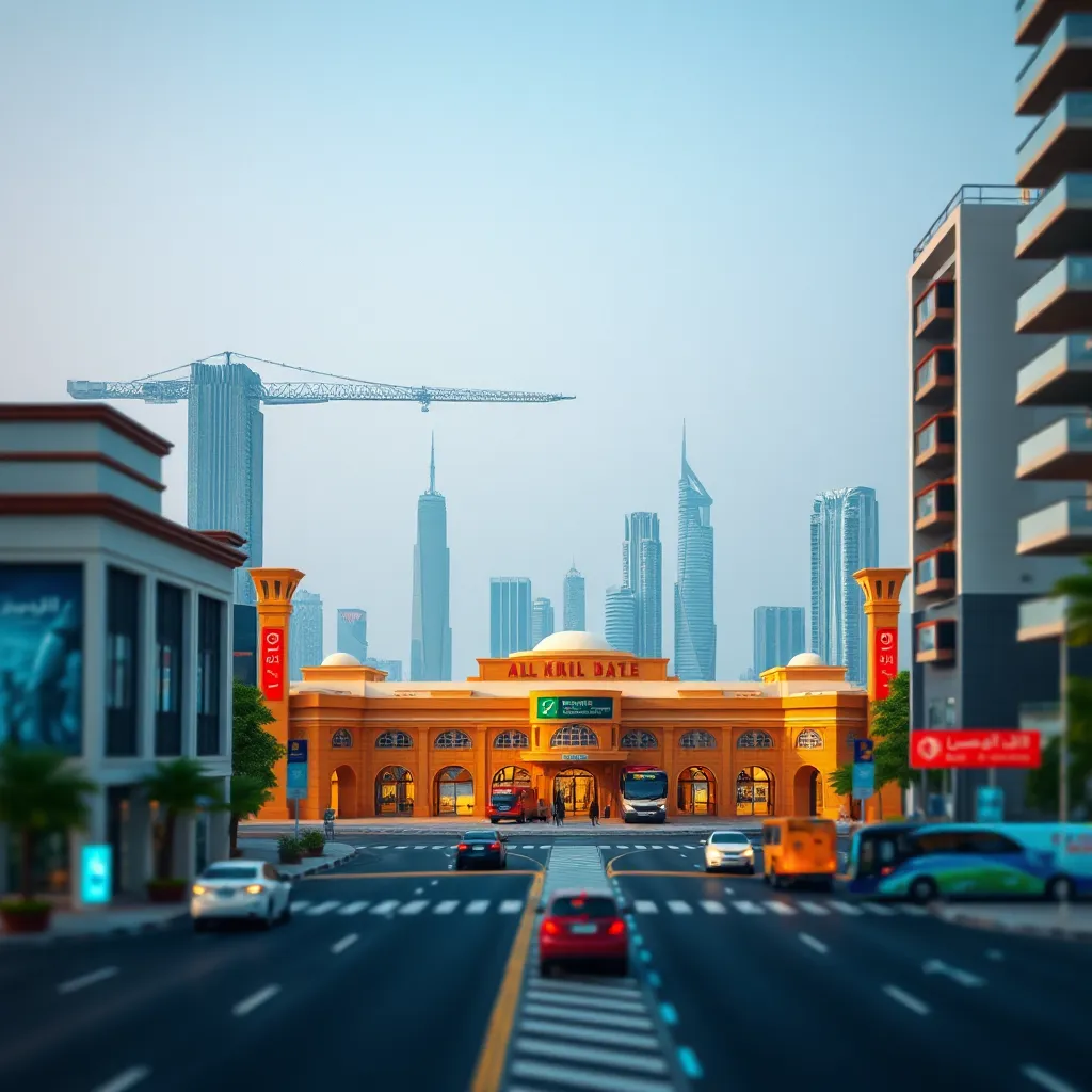 Navigating Al Khail Gate and Bus Route 50 in Dubai